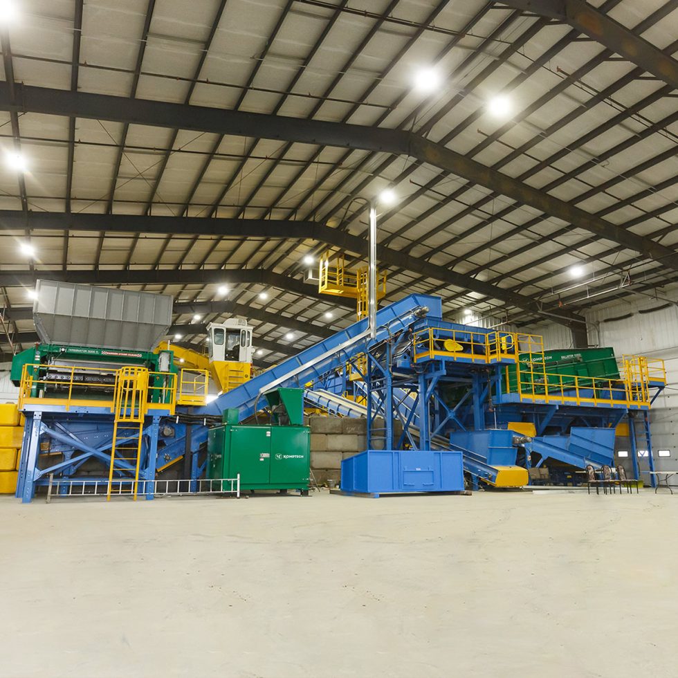 Sparta C&D Recycling System | Komptech Ballistic Separator